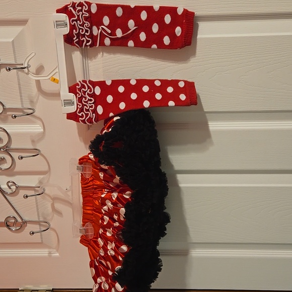 Costumes | Costume Tutu And Legwarmers Red Polka Dot Minnie Mouse ...